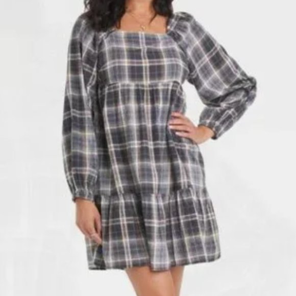 Universal Thread | Dresses | Womens Universal Thread Square Neck Puff ...